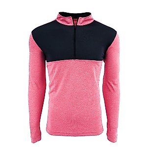Adidas Lightweight Quarter-Zip Pullover 4XL Power Red Heather/ Carbon