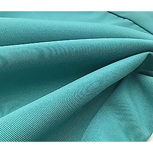 CozyLounge Indoor Outdoor Water Repellent High UV Resistant Patio Chair Cushion Cover (24"x24"x4" (4 Covers), Serenity Teal)