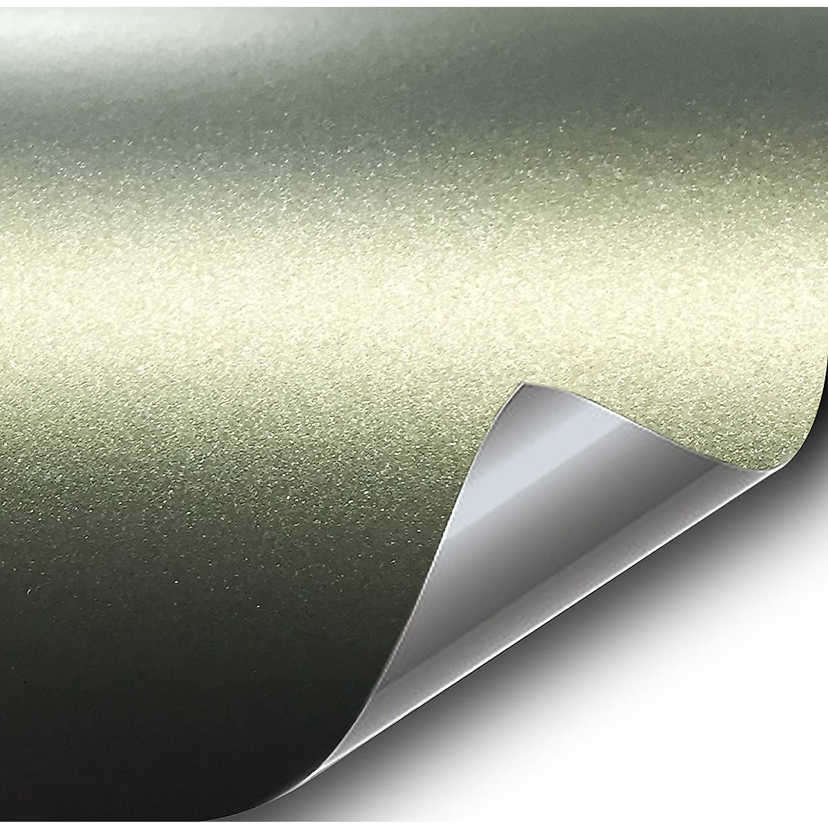VViViD+ Matte Metallic Military Green (Ghost) Vinyl Wrap Roll (1ft x 5ft)
