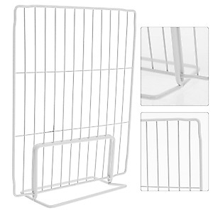 Veemoon Refrigerator Partition Board Freezer Wire Divider Iron Mesh Divider Drawer Separators Fridge Shelf Organizers Freezer Dividing Partition Plate