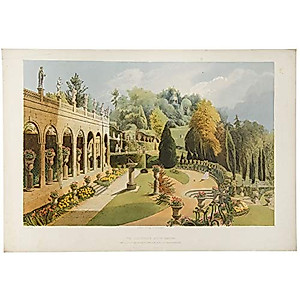 The Colonnade, Alton Gardens. The Seat of the Right Hnble. The Earl of Shrewsbury
