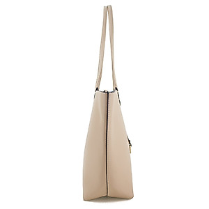 Canal Collection Reversible 2 in 1 Fashion Tote Handbag with Pouch (Grey)