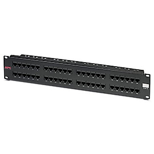 APC Cables APC 48 Port Cat6 Network Patch Panel
