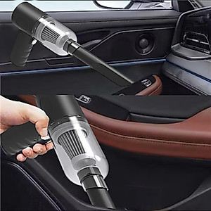 LADIGASU Car Vacuum Cleaner Cordless, Vacuum Cleaners for Car 120w Powerful Suction Small Car Vacuum Cleaner Mini Dusts Buster with USB Portable Vacuum Cleaner