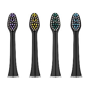 Yiwangtong Trade Rechargeable Sonic Electric Toothbrush with 5 Modes,4 Toothbrush Heads and one Travel case