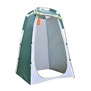ZGYDNM Changing Room Privacy Tent Portable Pop Up Privacy Tents Camping Shower Tent Camp Toilet Rain for Outdoor Camping Beach Change Clothes Tent (Color : Green, Size : 1)