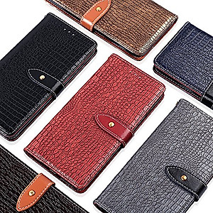 YLYT Shockproof - Black Flip Leather TPU Silicone Luxury Cover Stand Wallet Case for Oppo Reno2 6.5 inch Card Slots Pouch Skin