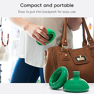 Fanwer Palm Chest Percussion Cup (Small) - Chest Physical Therapy Cup, Break up Mucus, Phlegm Remover, Percussion Treatment for Expectoration Problem and Long-Term Bed Rest Basic Nursing Work