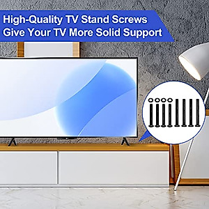 TV Stand Screws for Vizio TV Stand Legs Screws Kit, for Vizio 32” 40” 43” 50” TV Legs D50X-G9 V505-H9 M506X-H9 V505-H19 V505-G9 D43FX-F4 D32H-C1 D32HN-E4 D43N-E4 D40N-E3 Universal TV Mount Screws