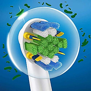 Genuine Original Oral-B Braun Floss Action Replacement Rechargeable Toothbrush Heads Refill (9 Count)