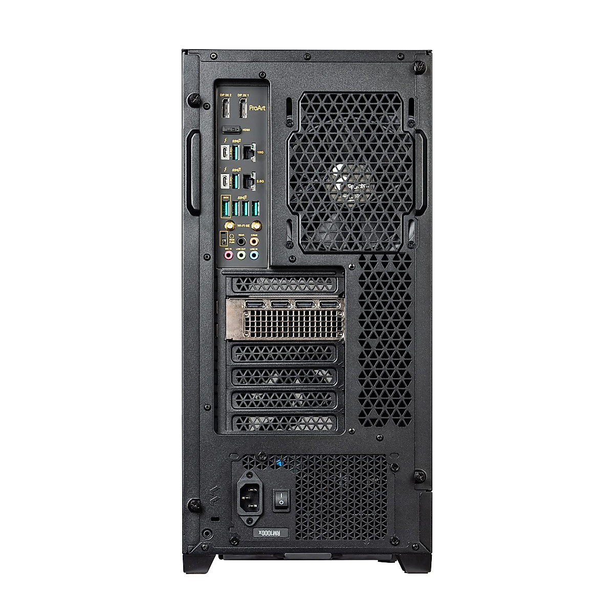 Velztorm Elite Workstation Ace I 24-Core 3D Modeling SolidWorks CAD Desktop PC (Intel i9-13900K 24-Core, Quadro RTX A6000 48GB, 128GB DDR5, 2TB PCIe SSD + 2TB HDD (3.5), WiFi, Win 10 Home)