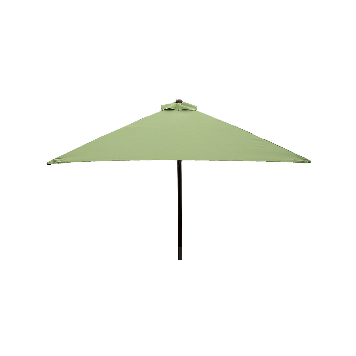 Heininger 1234 DestinationGear 6.5' Square Lime Classic Wood Patio Umbrella