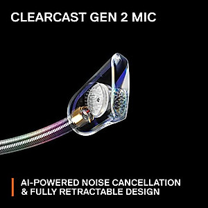 SteelSeries Arctis Nova ProMulti-System Gaming Headset - Premium Hi-Fi Drivers - Hi-Res Audio - 360° Spatial Audio - GameDAC Gen 2 - ESS Sabre Quad-DAC - Stealth Retractable Mic - PC, PS5, PS4, Switch