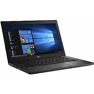 Dell Latitude 7280 Intel Core i7-6600U X2 2.6GHz 8GB 256GB SSD 12.5", Black (Certified Refurbished)