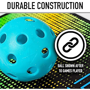 Franklin Sports X-26 Pickleballs - Indoor - 3 Count (Pack of 1) - USAPA Approved - Blue