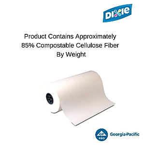 Dixie Kold-Lok Freezer Paper by GP PRO (Georgia-Pacific) White, 18" W x 1,100' L, KL18, (Case of 1 Roll)