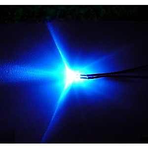 Ltvystore 100Pcs 5MM 12V LED Pre Wired Prewired 7.87 Inch Lamp Light Bulb Round Prewired Emitting Diode Red Blue Yellow Green White & Black 5MM LED Plastic Clip Holder Display Panel