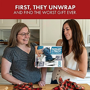 Prank Pack, Squat & Trat Prank Gift Box Prank Gift Box, Wrap Your Real Present in a Funny Authentic Prank-O Gag Present Box | Novelty Gifting Box for Pranksters