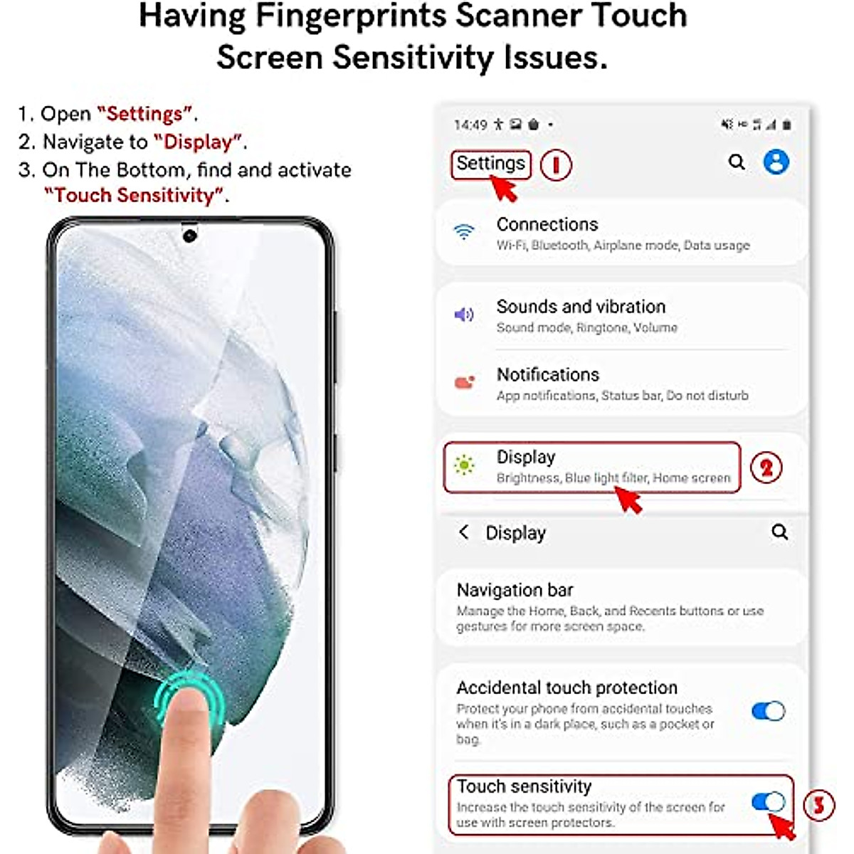 LK [2+2 Pack] for Samsung Galaxy S21 Plus Screen Protector with 2 Pack Camera Lens Protector [Work with Fingerprint Reader] Ultra-thin, Tempered Glass Screen Protector for S21 Plus, Anti Scratch