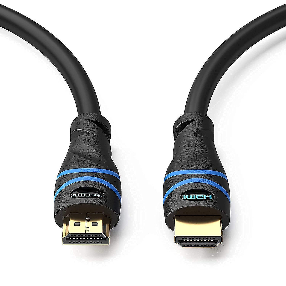 BlueRigger 25FT 4K HDMI Cable with 25FT Toslink Cable - Digital Optical Audio Cable (4K 30Hz, in-Wall CL3 Rated)