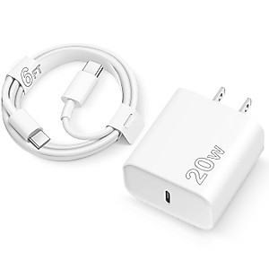 iPhone 15 Charger USB C Fast Charging Type C iPad Pro Charger, 6FT USB C Fast Charger Block Compatible with iPhone 15/ iPhone 15 Pro/iPhone 15 Pro Max,iPad Pro,iPad Mini/Galaxy/AirPods Pro (1-Pack)