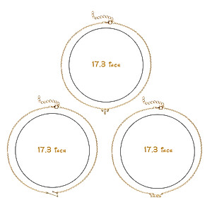 PANTIDE 3Pcs Aries Zodiac Layer Necklaces for Women Retro 14K Gold Plated 12 Constellation Pendant Letter Necklaces Exquisite Letter Horoscope Old English Zodiac Sign Necklace Jewelry Birthday Gift