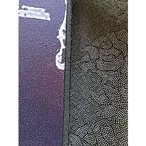 BAISTSAELER Large Area Runner Rug Movie Mat Cute Weather Elements Childish Boho Rainbows and Clouds Doodle Non-Slip Floor Mat Doormats Indoor Outdoor Carpet Mat Nursery Throw Rug Patio Mat,63 x 95 in