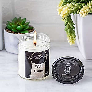 Funny Fresh Linen Candle- Well Hung- Scented Candle- Double Pour- 6 Ounce- 40 Hour Burn Time