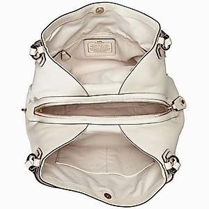 Coach Edie Leather Shoulder Bag with Floral Rivets - #F33700