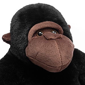 HollyHOME Plush Chimp Stuffed Animal Stuffed Gorilla Plush Toy Gift for Kids 10 Inch