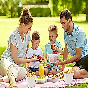 36 Pack White Popcorn Boxes, 2.2 x 4.2 x 3 inch Mini Popcorn Boxes for Movie Night Decorations