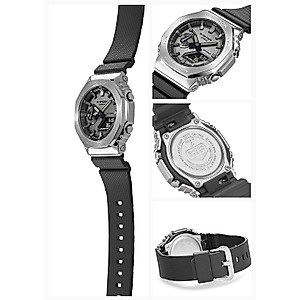Casio GM-2100-1AJF G-Shock Men's Watch, Metal Cover, Black