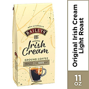 Bailey's Non-Alcoholic Original Irish Cream Flavored Ground Coffee (11 oz Bag)
