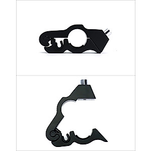 QWORK Motorcycle Lock, Heavy Duty Anti-Theft Adjustable Bike Handlebar Lock, A Grip/Throttle/Brake/Handlebar Lock to Secure a Bike, Scooter, Moped or ATV