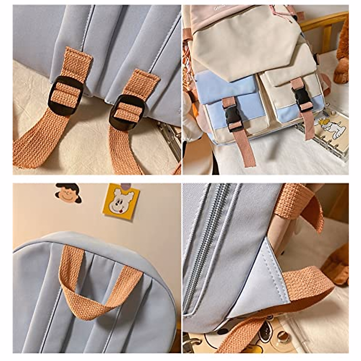 ISaikoy Anime Ouran High School Host Club Backpack Shoulder Bag Bookbag Student School Bag Daypack Satchel E2