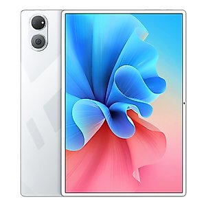 LNBEI Android Tablet 10 Inch - 4K WIfII Tablets Two-Channel Speakers Reading Tablet with Dual Cameras,X30 Flagship Chip,32GB Storage,HD Display,Bluetooth 5G WiFi Easy to Carry for Study,Work (White)