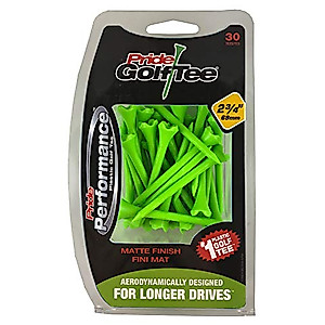 Pride Performance 2-3/4" Matte Finish Golf Tees, Green 30 count