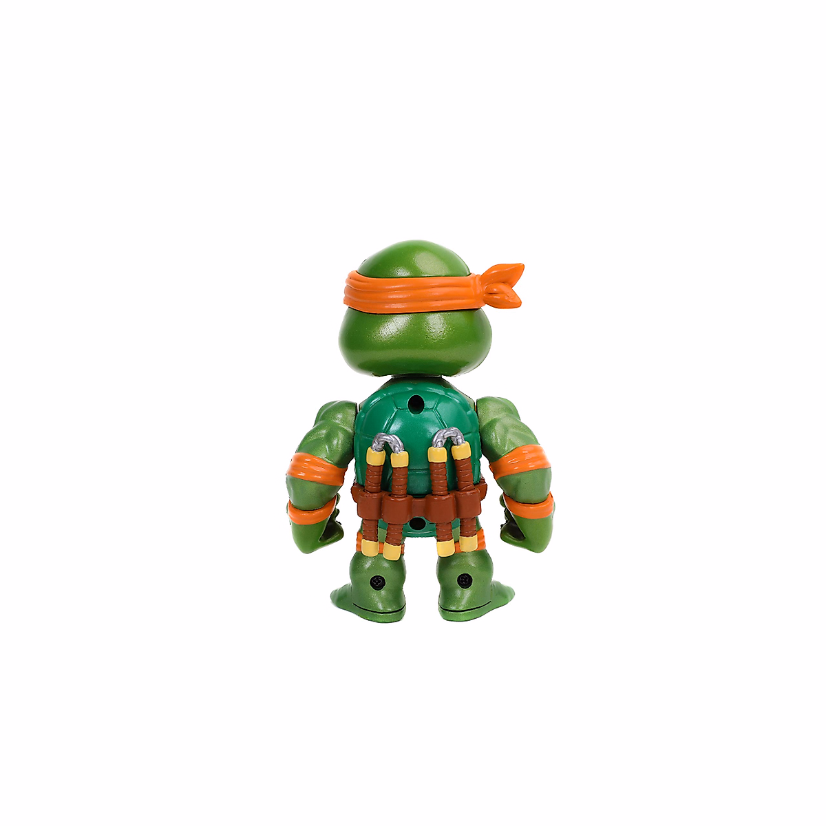 Jada Toys Teenage Mutant Ninja Turtles 4 Michelangelo Die-cast Figure, Toys for Kids and Adults, Orange, 31848