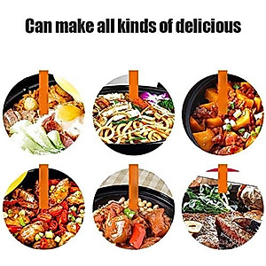 ZJUAN Ceramic Pot, Cooking Pot for Cooking and Stew Casserole Slow Cooker with 2 Handle and Lid Different Cooking Styles for Home Kitchen