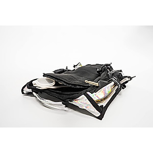 RaveRunner® Anti-Theft Hydration Backpack | Rave Hydration Pack, Festival Water Bag, Hydropack Rave, Hydration Pack EDC (Holographic)