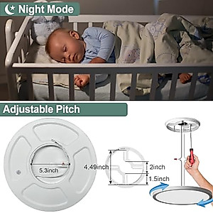 luckystyle 12inch/20W Remote Dimmable LED Flush Mount Ceiling Lights with Smart APP Custom Color Temperatures, Daylight White Ceiling Light Fixture Round Ceiling Lamp for Kitchen Bedroom Child's Room