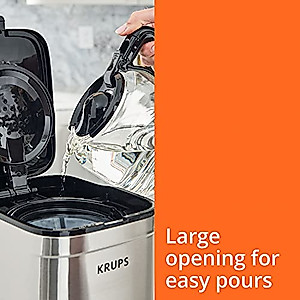 KRUPS Simply Brew Compact Filter Drip Coffee Maker, 5-Cup, Silver