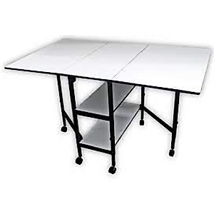Sullivans 38431 Home Hobby Adjustable Height Foldable Table, 59 x 35.8