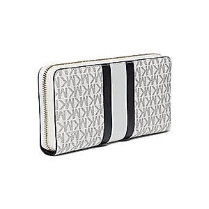 Michael Kors Jet Set Travel Continental Optic White/Black One Size