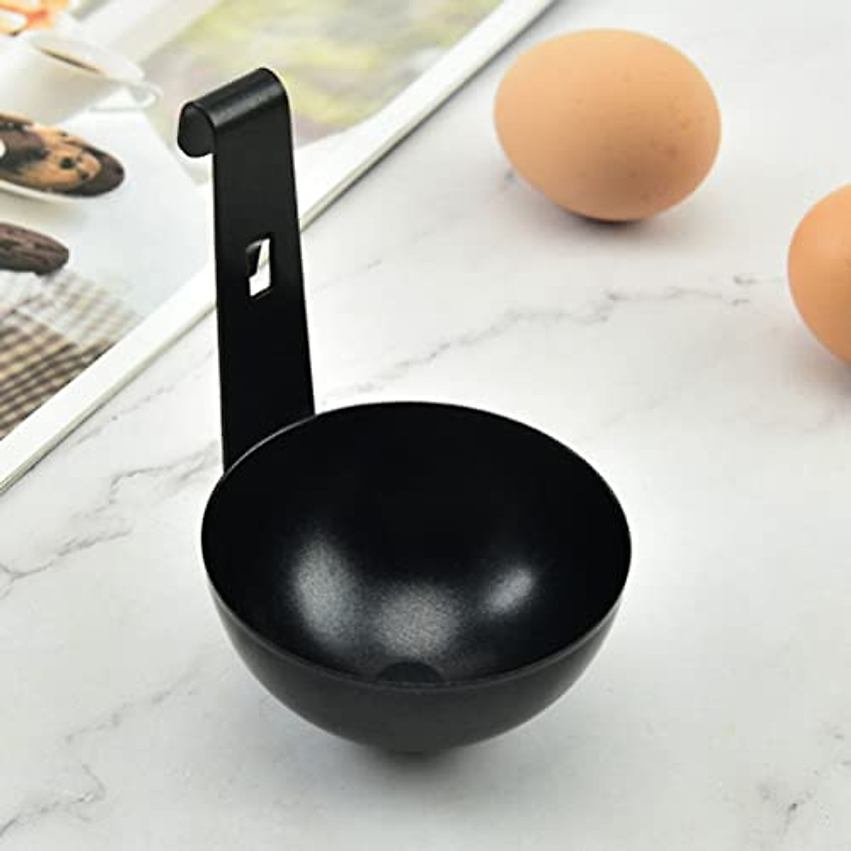 Abaodam Egg Poacher 1Pc Stainless Steel Egg Poaching Cup Egg Boiled Cup Egg Boiled ladle Egg Cooker