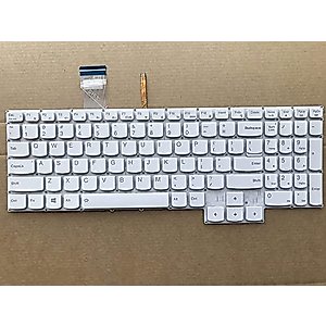 Original New for Lenovo Legion 5i Gen 6 15.6" Gaming Laptop US White Keyboard Backlit