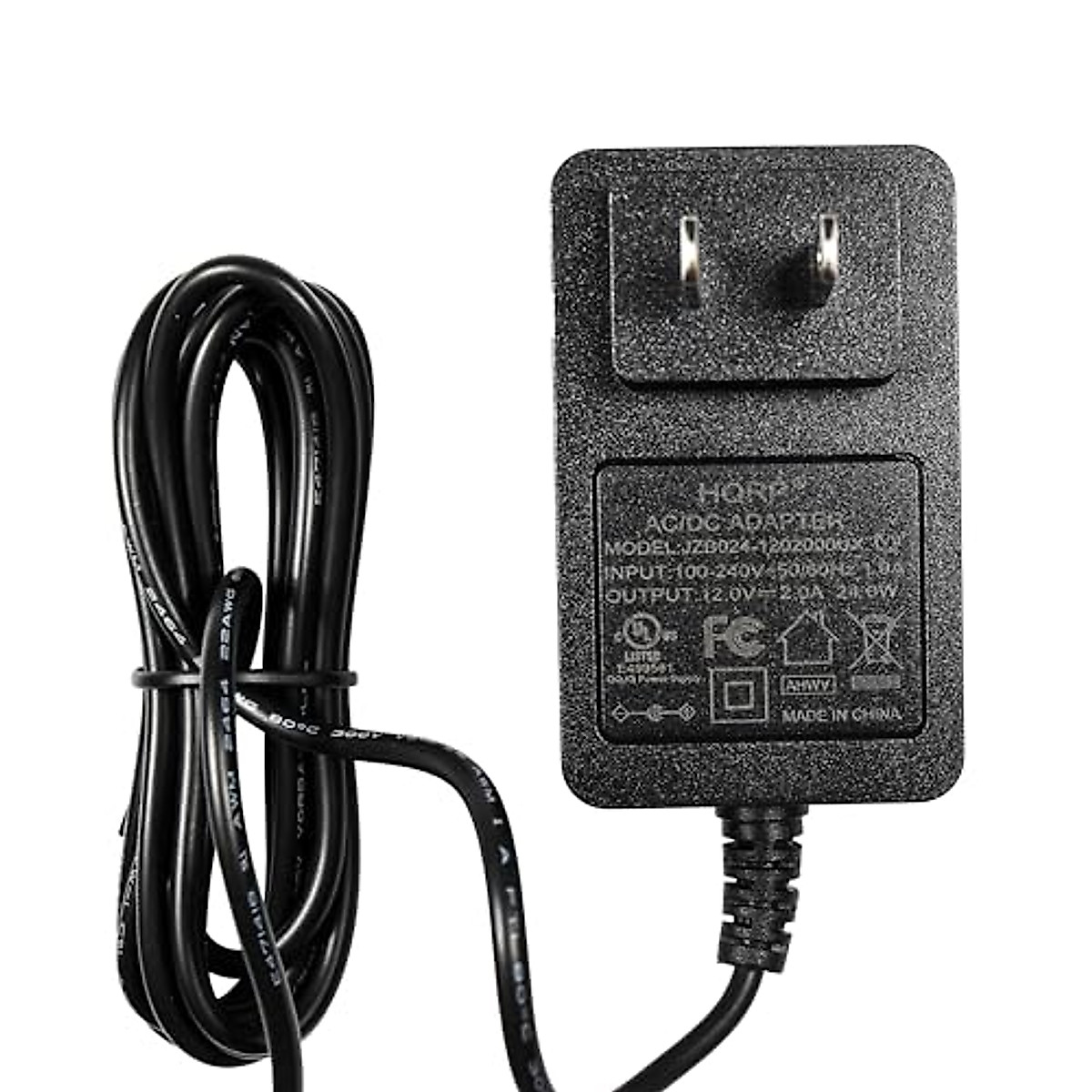 HQRP 12V AC Adapter Compatible with Aruba AP-105 AP-114 AP-115 AP-103 AP-200 AP-220 AP-210 AP-215 Access Point Power Supply Adaptor EMSA120150-P13P-SZ-C10 SYS1357-1812 ETSA120150U-P13P-SZ-C1
