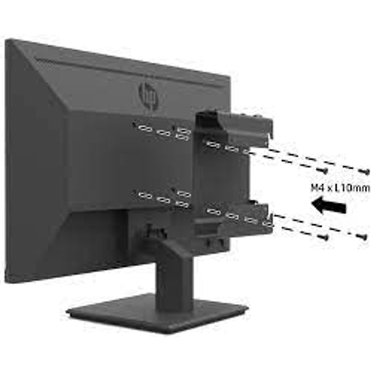 HP Elitedesk 800 G4 Mini Desktop (Intel Quad Core i5-8500T, 32GB DDR4 RAM, 512GB NVME Type-C, DisplayPort, WiFi, Ethernet, Kbd+Mou, Windows 11 Pro 64-bit, 24" LCD with AIO Stand … (Renewed)