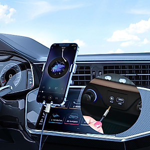 QimKero USB C to 3.5mm Audio Aux Jack Cable (4.3ft, 2-Pack) - USB C to 3.5mm Headphone Car Stereo Cord, Compatible with Samsung Galaxy S23 S22 S21 S20+ Note 20, Google Pixel 3 4 5 XL, iPad