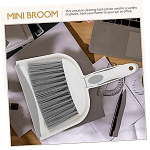 CONGARTENO 1 Set Mini Broom Dustpan Kitchen Sponge Holder Toy Vacuum Collapsible with Handle Tool Accessories Blinds Table Whisk Brooms Dry Brush Geller Cage Cleaner Removal Cedar Wok Air Pp